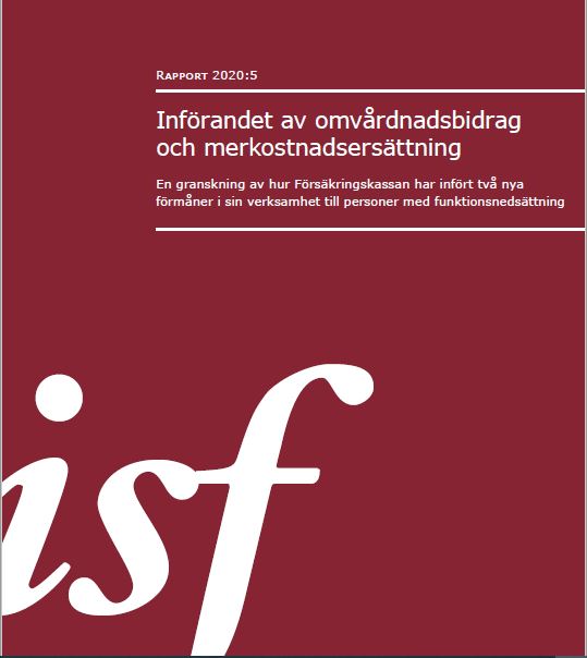 Införandet av omvårdnadsbidrag och merkostandsersättning - SvDf